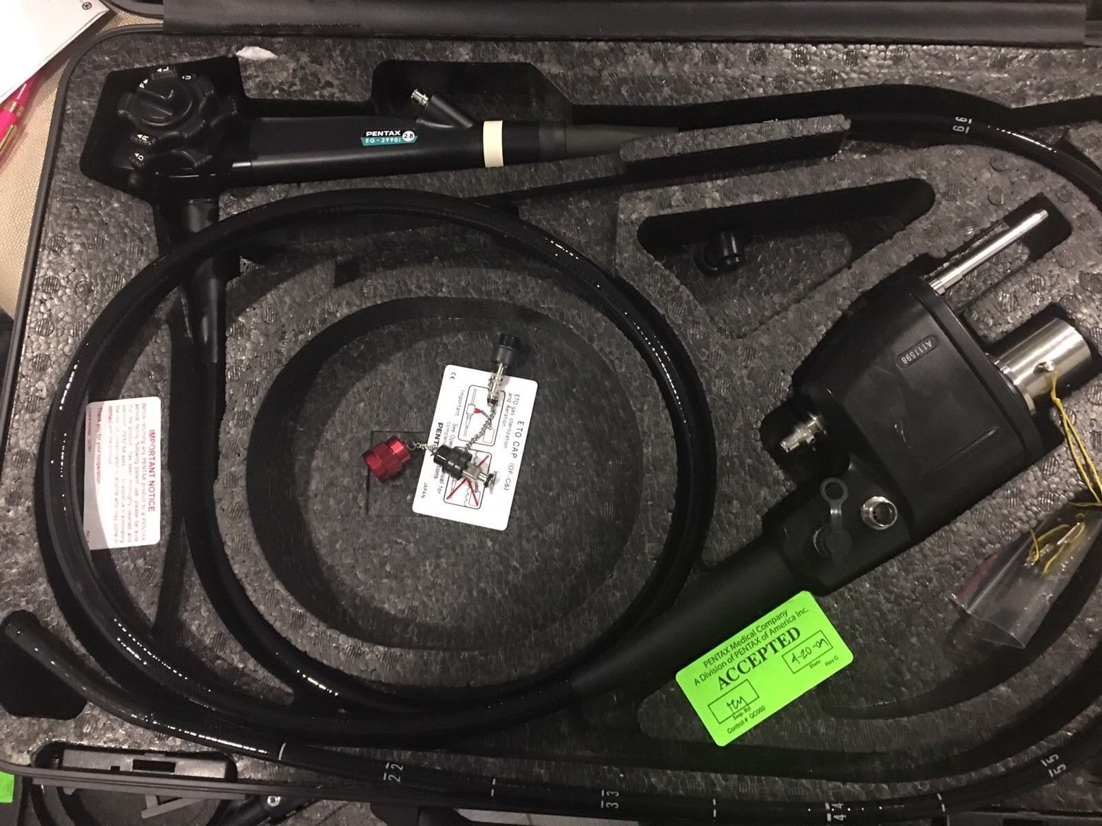 Pentax EG-2990i HD Video Gastroscopes - KANAWHA MEDICAL SUPPLY INC