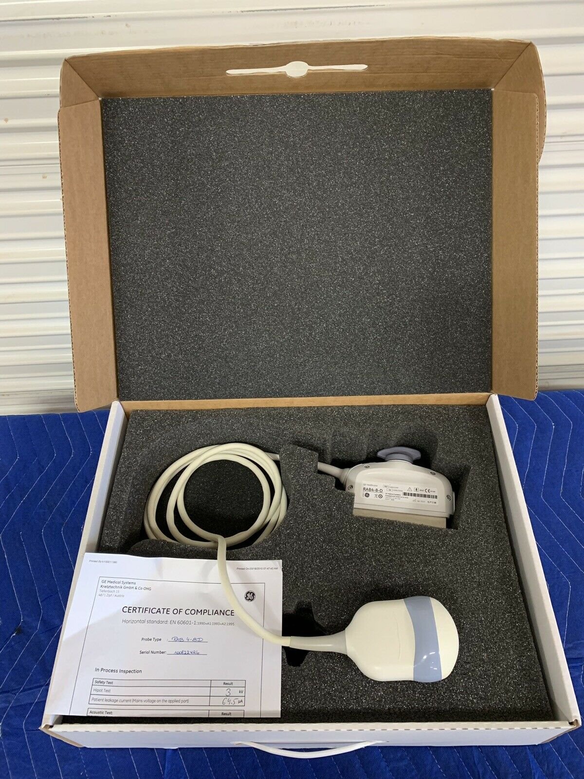 GE RAB4-8-D Curved Array Probe | KANAWHA MEDICAL SUPPLY INC